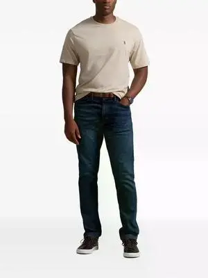 Polo Ralph Lauren Embroidered Crewneck T-shirt - Neutrals