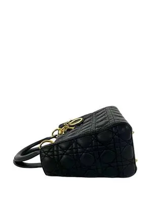 Dior 2010-2026 Medium Lambskin Cannage Lady Satchel
