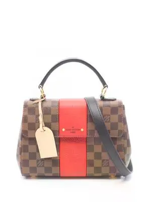 LOUIS VUITTON 2018 Damier Ebene Bond Street Bb Satchel
