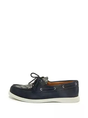 Dior Oblique Jacquard Boat Shoes