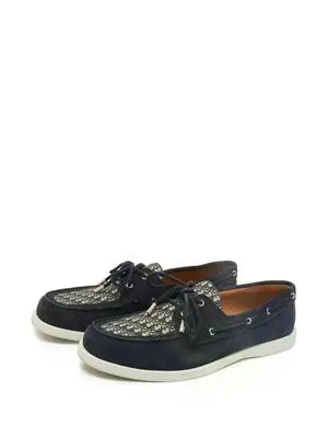 Dior Oblique Jacquard Boat Shoes