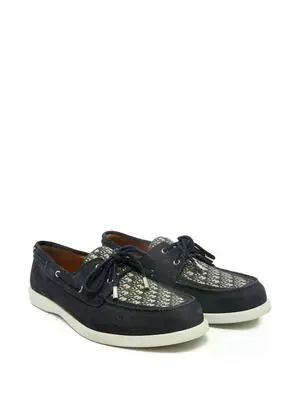 Dior Oblique Jacquard Boat Shoes