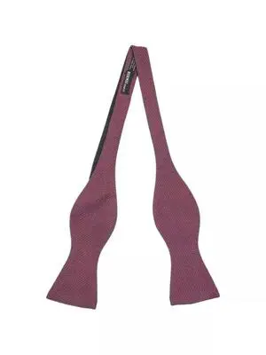 Hermès Silk Jacquard Self-tie Bow Tie - Red