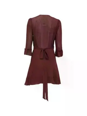 REFORMATION Wrap-accent Mini Dress