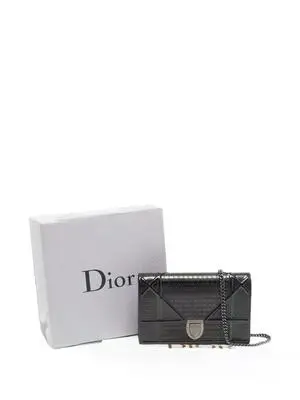 Dior Mini Diorama Microcannage Shoulder Bag