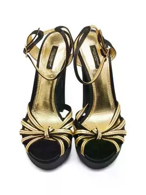 Dolce & Gabbana Bianca Platform Sandals