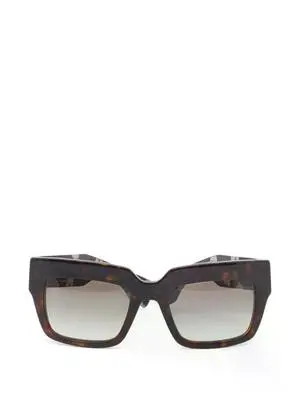 Prada Floral-print Square-frame Sunglasses