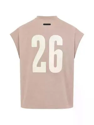 Fear Of God Sleeveless Number Print T-shirt