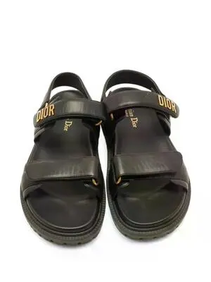 Dior Dioract Slingback Leather Sandals