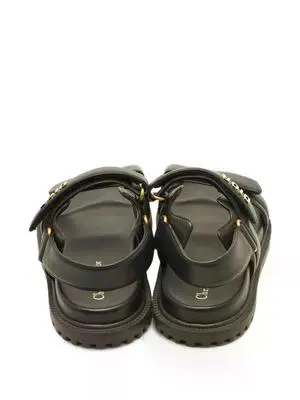 Dior Dioract Slingback Leather Sandals