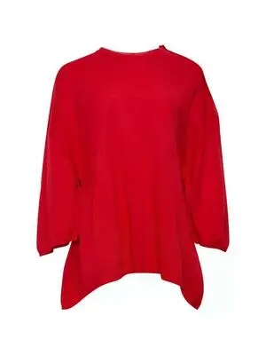 Comme Des Garçons Oversized Curved-hem Sweater