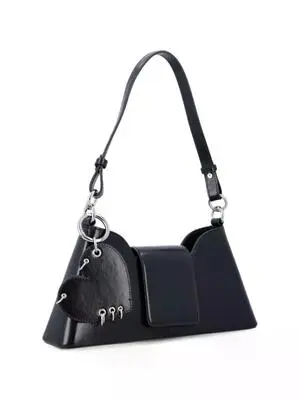 JUSTINE CLENQUET Marla Heart-pendant Tote Bag - Black