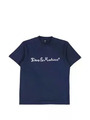 Deus Ex Machina Logo-print T-shirt - Blue