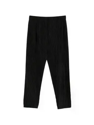 Issey Miyake Black Wash Pants For Men