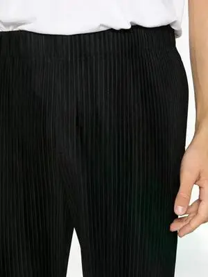 Issey Miyake Pleated Cropped Trousers