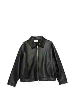 SECOND / LAYER Barras Leather Jacket - Black