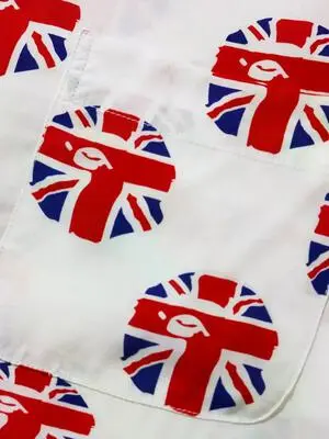 A BATHING APE London Union Jack Shirt