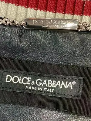 Dolce & Gabbana Dg Logo Varsity Bomber Jacket