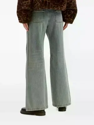 Izzue Distressed Wide-leg Jeans