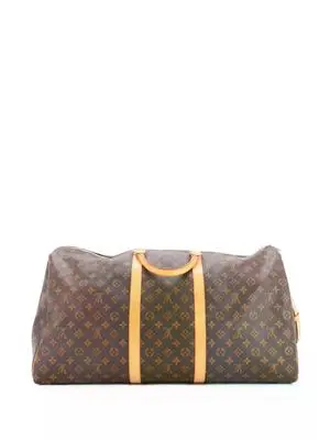 LOUIS VUITTON Keepall Bandouliere 60 Travel Bag - Brown