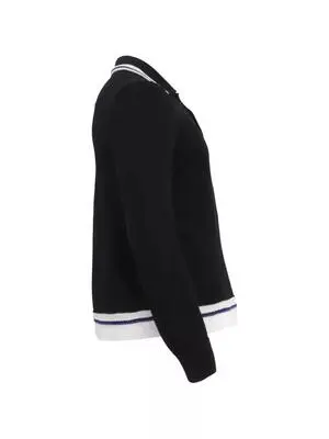 FERRAGAMO Knitted Long-sleeve Polo Shirt