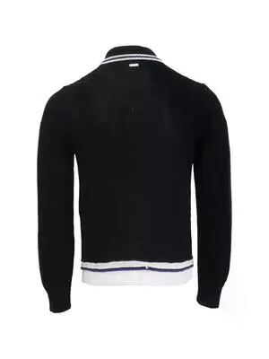 FERRAGAMO Knitted Long-sleeve Polo Shirt