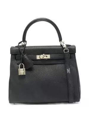 Hermès 2024 Kelly Retourne 25 Tote Bag - Black