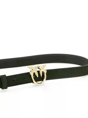 Pinko Suede Belt With Love Birds Buckle