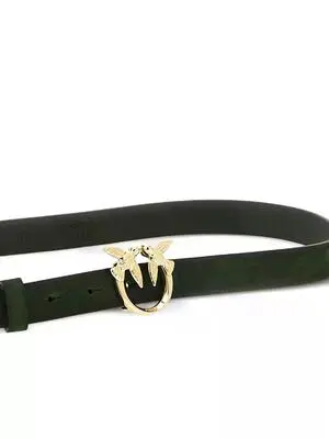 Pinko Suede Belt With Love Birds Buckle