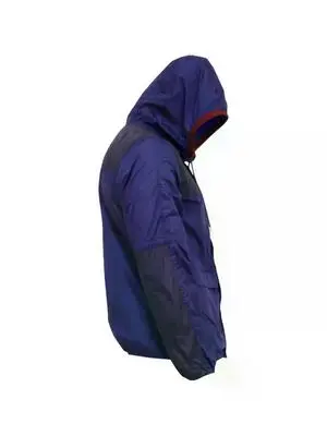 Moncler Hooded Windbreaker With Logo Print