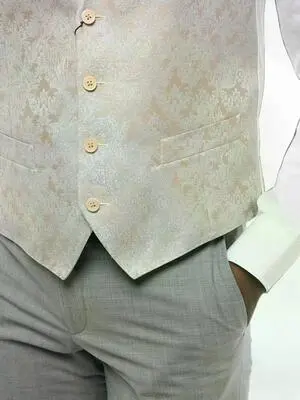Corneliani Embroidered Silk-blend Waistcoat