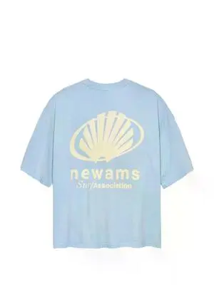 NEW AMSTERDAM SURF ASSOCIATION Logo Print Cotton T-shirt