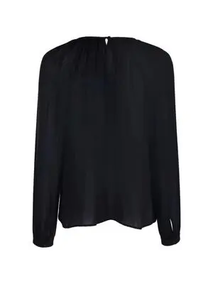 NILI LOTAN Saint Tropez Pleated Silk Top