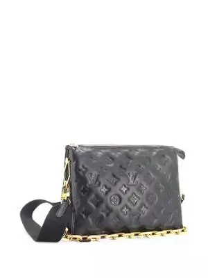 LOUIS VUITTON Coussin Pm Bag Monogram Embossed Lambskin Crossbody