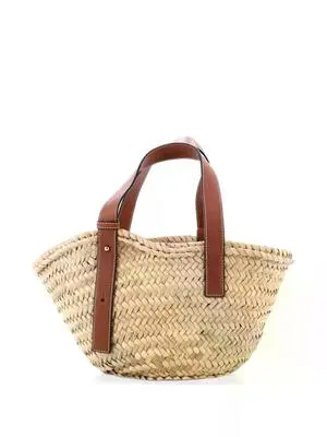 Loewe Basket Raffia Small Tote Bag