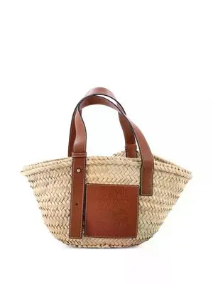 Loewe Small Raffia Tote Bag - Neutrals