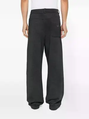 Emporio Armani Pressed-crease Track Pants