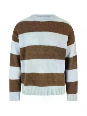 Closed Striped Alpaca-blend Sweater