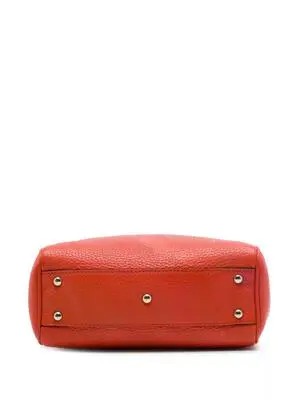 Gucci Calfskin Bamboo Shopper Satchel - Orange