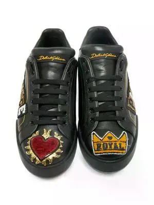 Dolce & Gabbana Portofino Prince Lace-up Sneakers