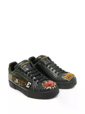 Dolce & Gabbana Portofino Prince Lace-up Sneakers