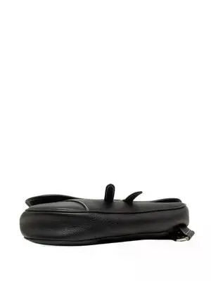 Dior Grained Calfskin Saddle Crossbody Bag - Black