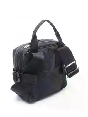 Burberry Nylon Checked Satchel