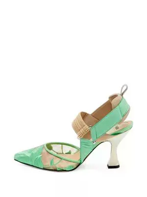 Fendi Colibri Slingback Pumps