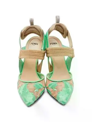 Fendi Colibri Slingback Pumps