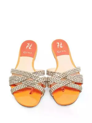 GINA Crystal-embellished Sandals