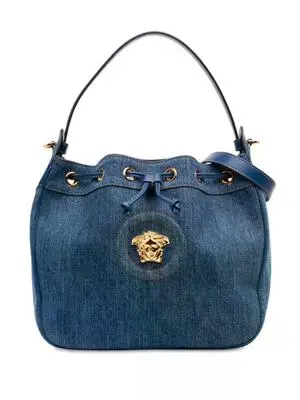 Versace La Medusa Drawstring Bucket Bag