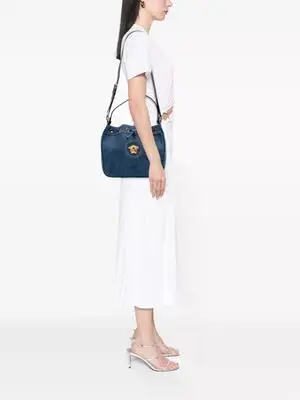 Versace La Medusa Drawstring Bucket Bag
