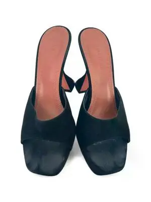 Amina Muaddi Lupita Suede Mules