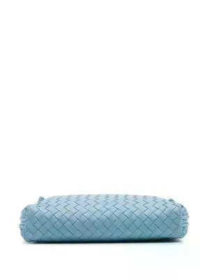 Bottega Veneta Nappa Intrecciato Nodini Crossbody Bag - Blue